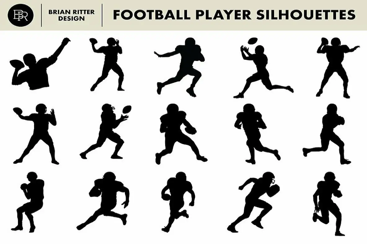 Vintage Football Vector Graphics Graphics - YouWorkForThem