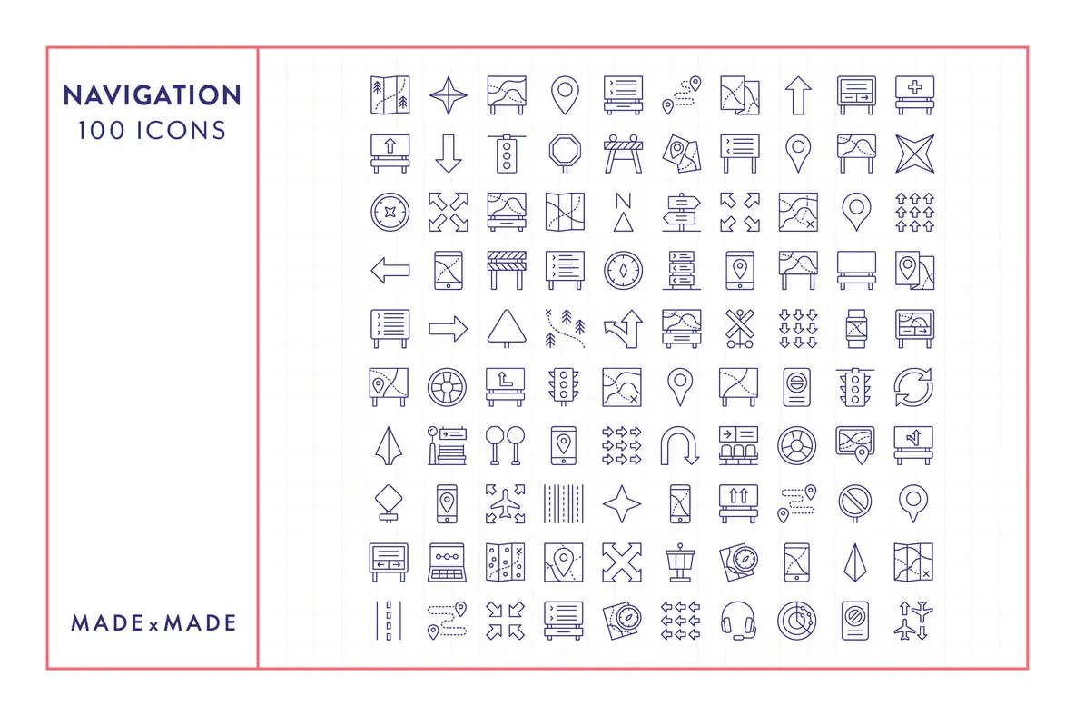 Navigation Icons Graphics - YouWorkForThem