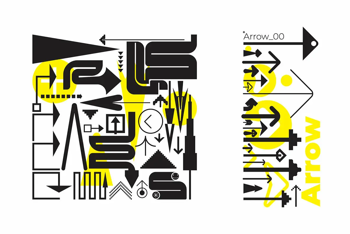 100 Arrows Set Graphics - YouWorkForThem