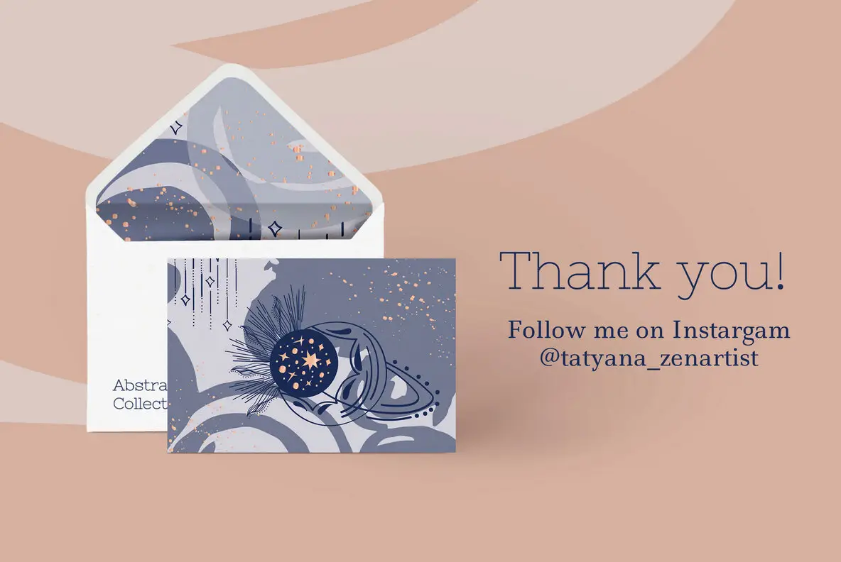 Abstract Magic Line Art Collection Graphics - YouWorkForThem