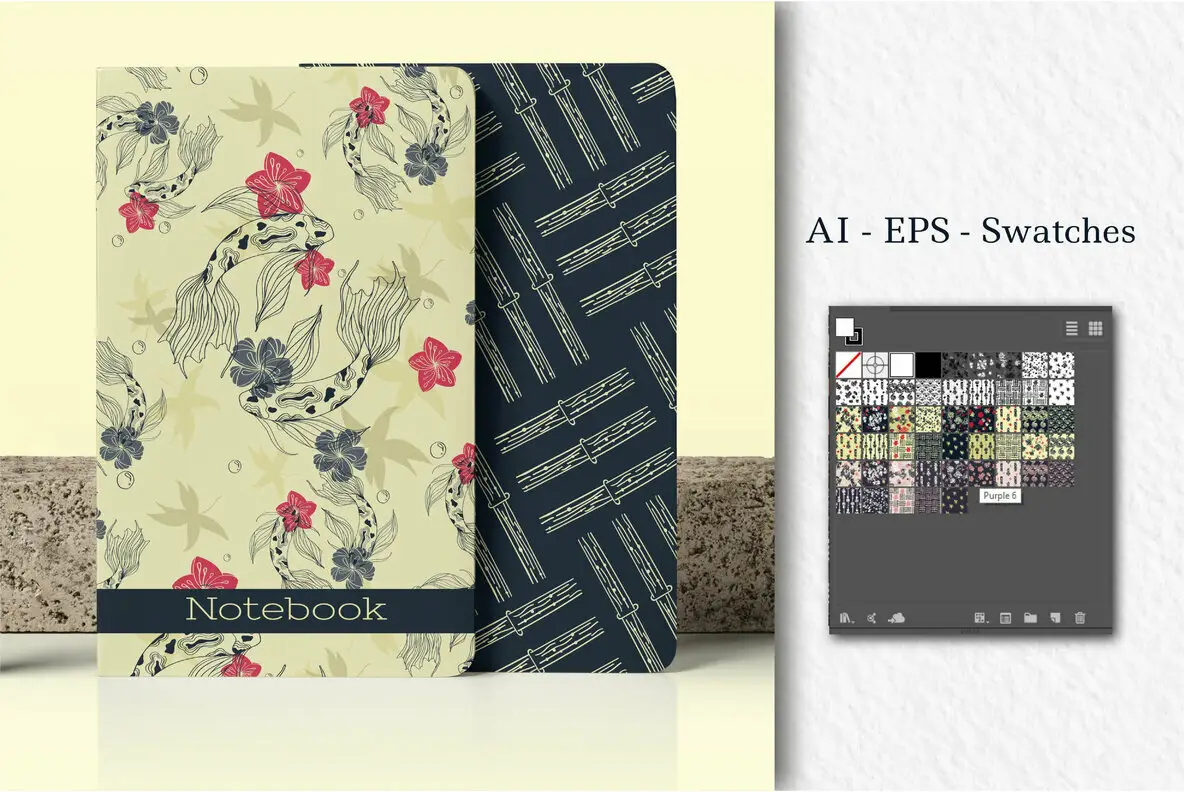 Line art Japanese Pattern Collection Patterns - YouWorkForThem