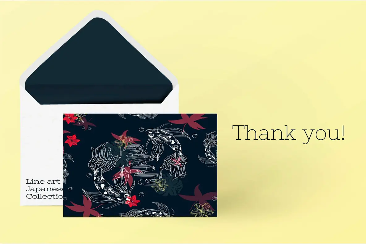 Line art Japanese Pattern Collection Patterns - YouWorkForThem