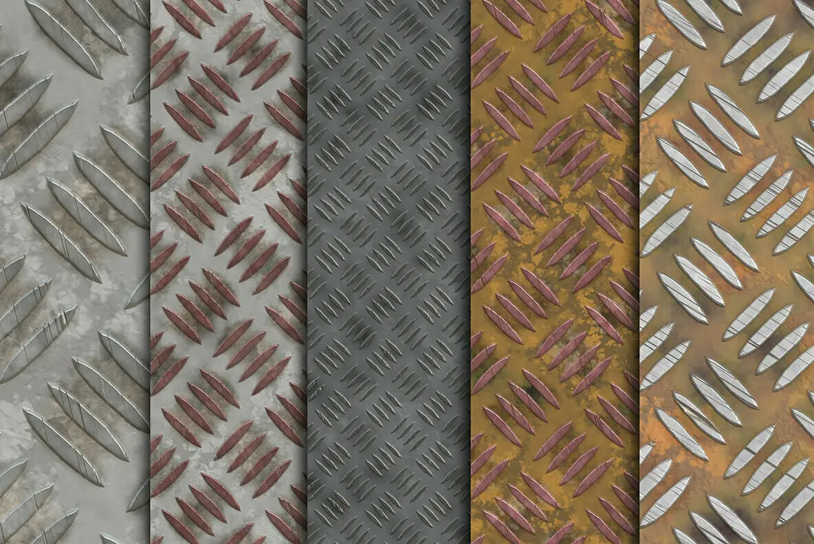 Diamond Plate Textures 2 Graphics - YouWorkForThem