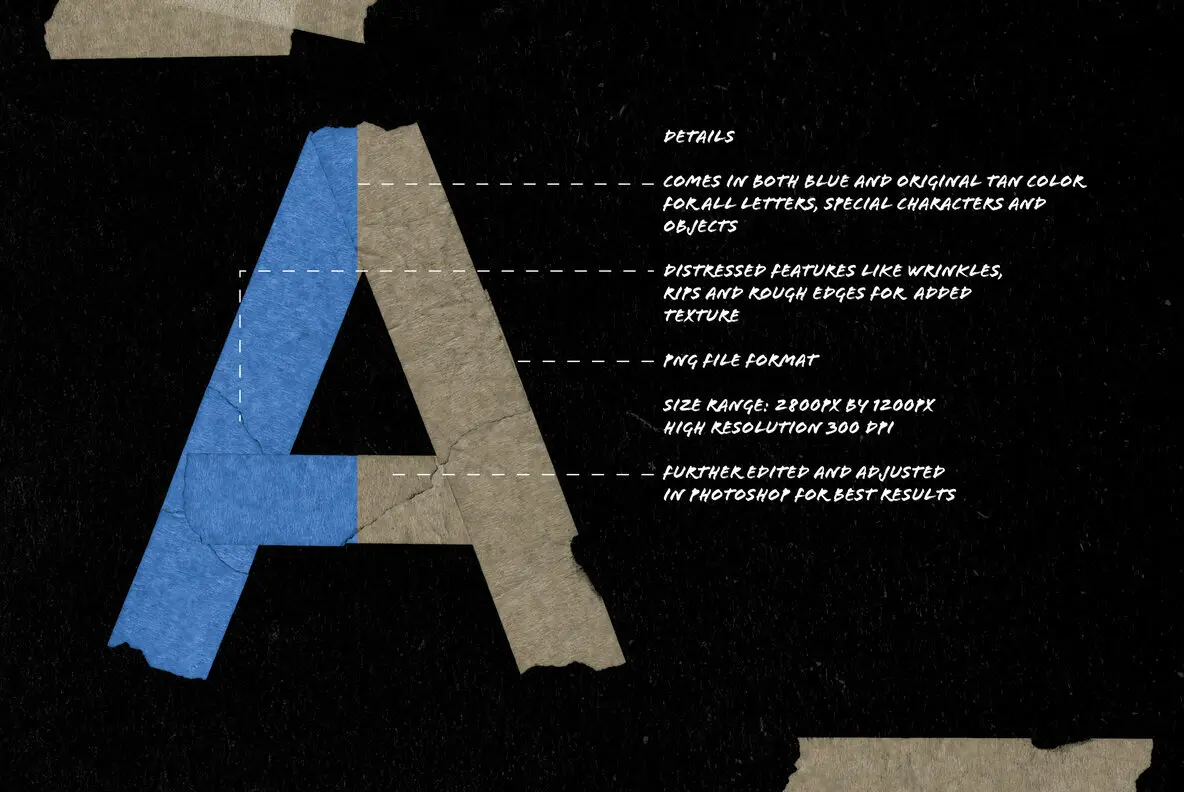 Masking Tape Letters Objects Graphics - YouWorkForThem
