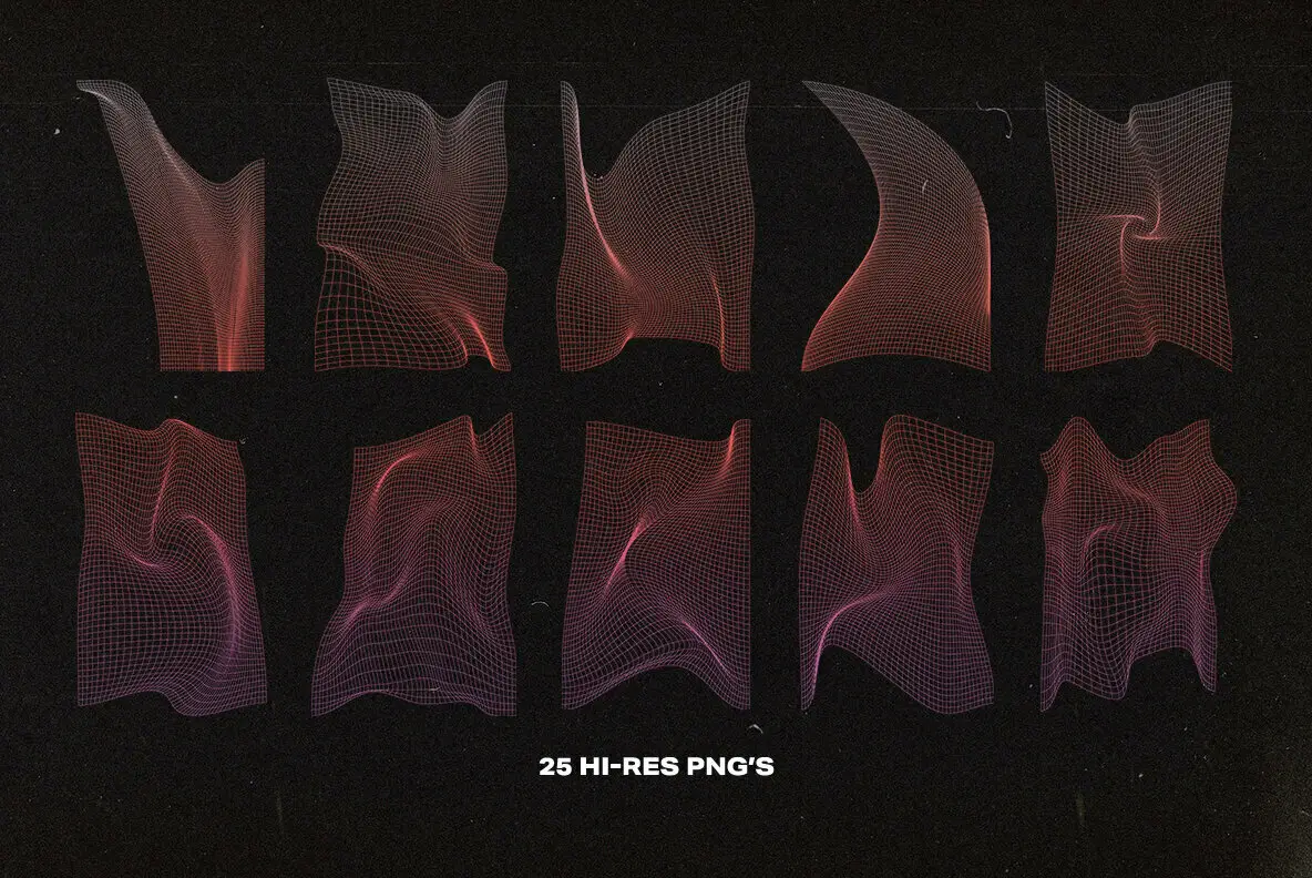 Distorted Grids Graphics - YouWorkForThem