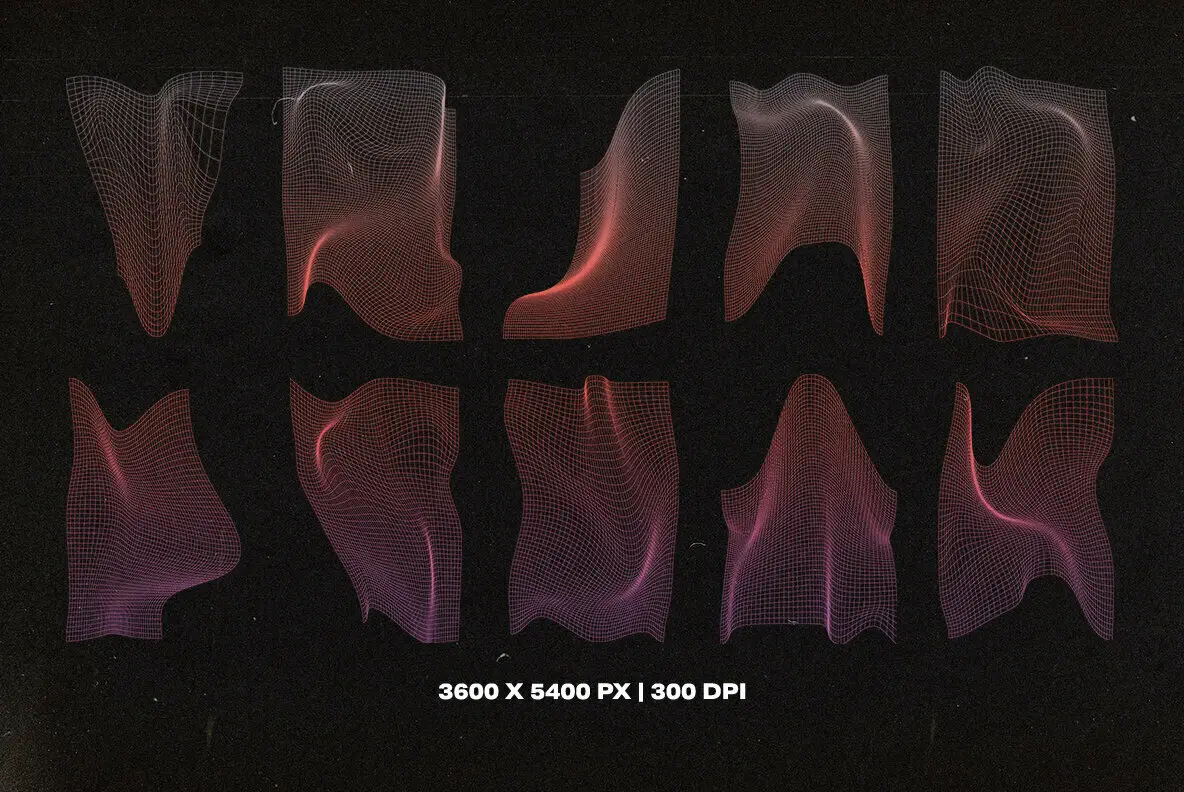 Distorted Grids Graphics - YouWorkForThem