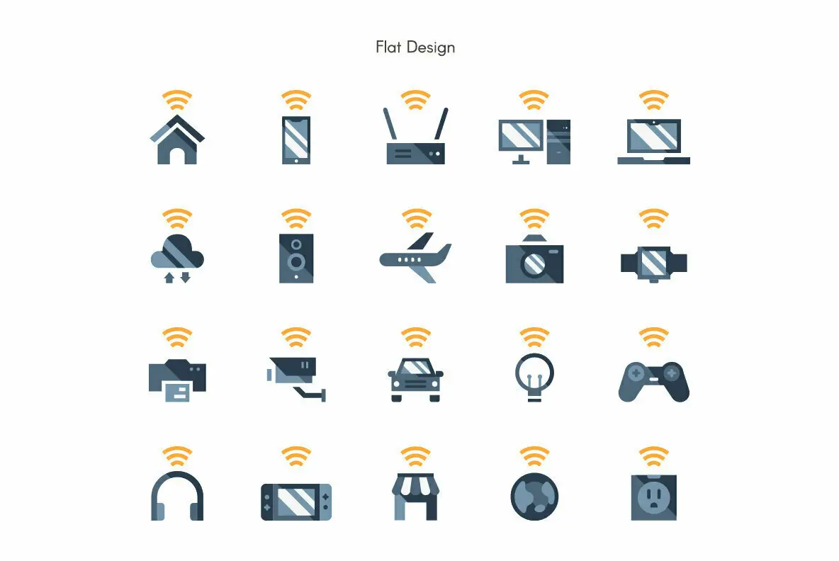 Internet of Things Premium Icon Pack Graphics - YouWorkForThem