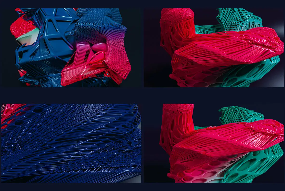 Netting - Abstract Stock 3D Graphics Graphics - YouWorkForThem