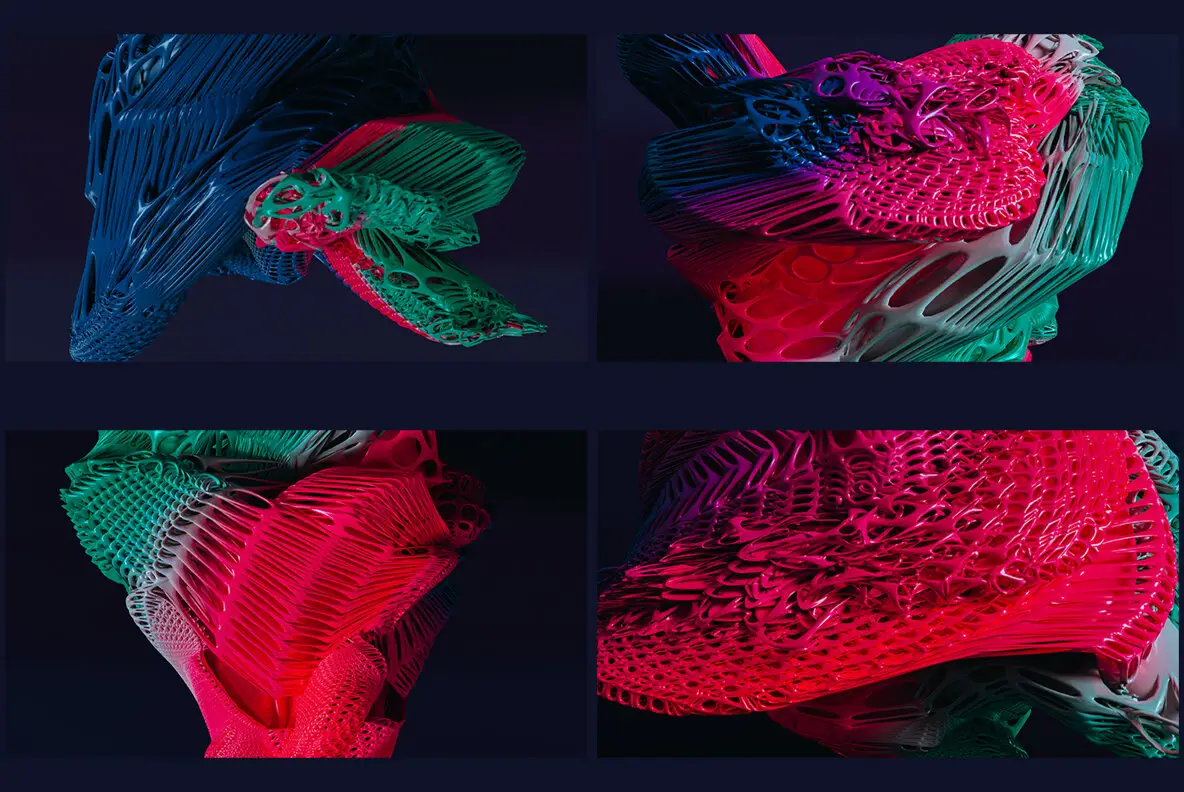 Netting - Abstract Stock 3D Graphics Graphics - YouWorkForThem