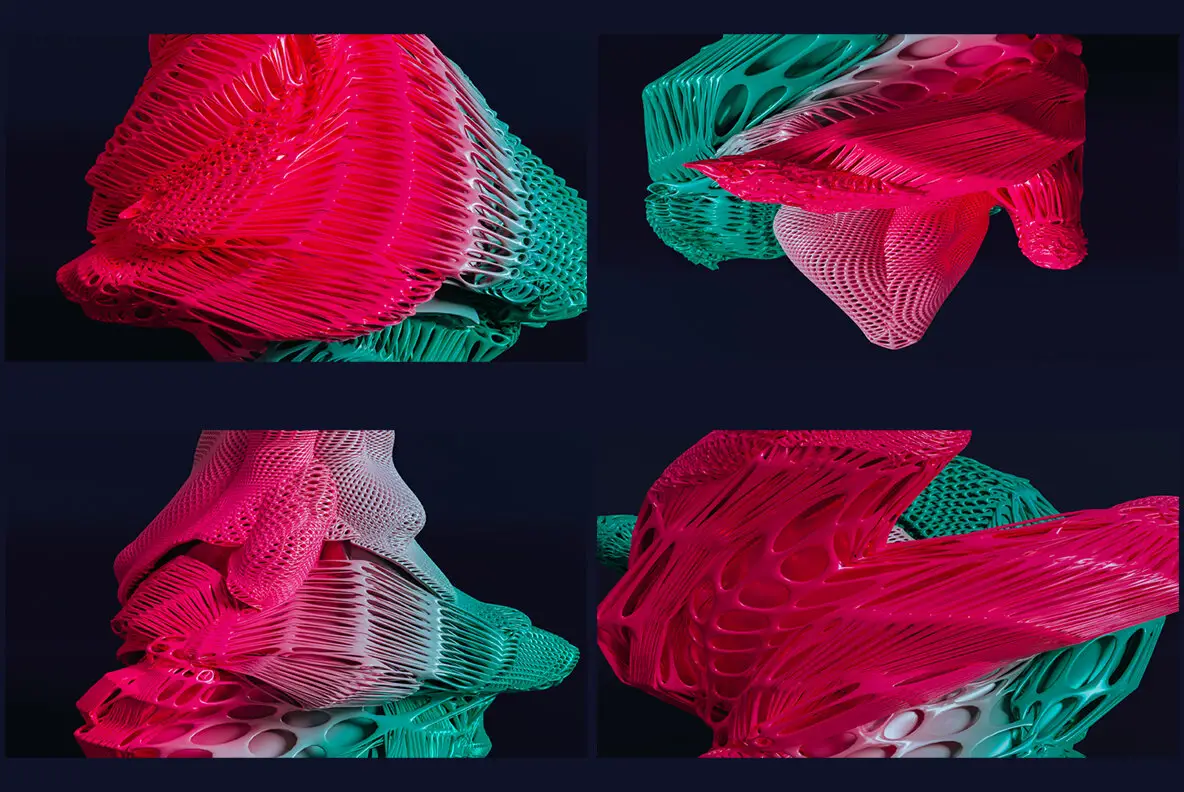 Netting - Abstract Stock 3D Graphics Graphics - YouWorkForThem