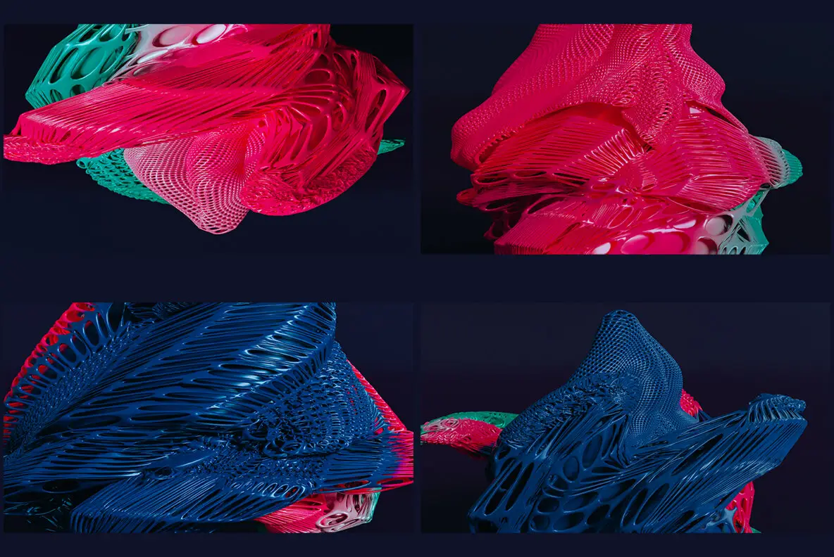 Netting - Abstract Stock 3D Graphics Graphics - YouWorkForThem