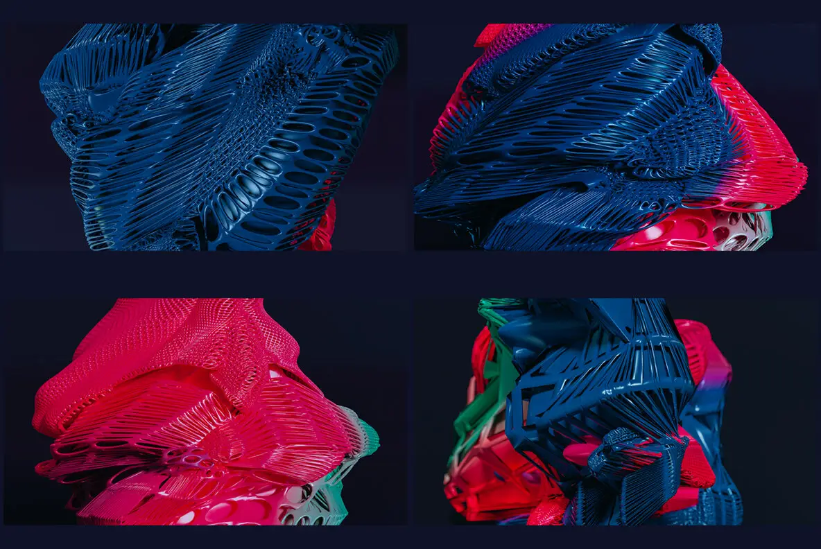 Netting - Abstract Stock 3D Graphics Graphics - YouWorkForThem