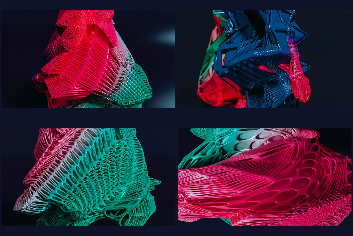 Netting - Abstract Stock 3D Graphics Graphics - YouWorkForThem