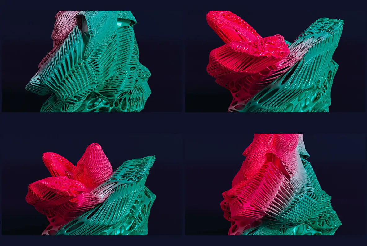 Netting - Abstract Stock 3D Graphics Graphics - YouWorkForThem