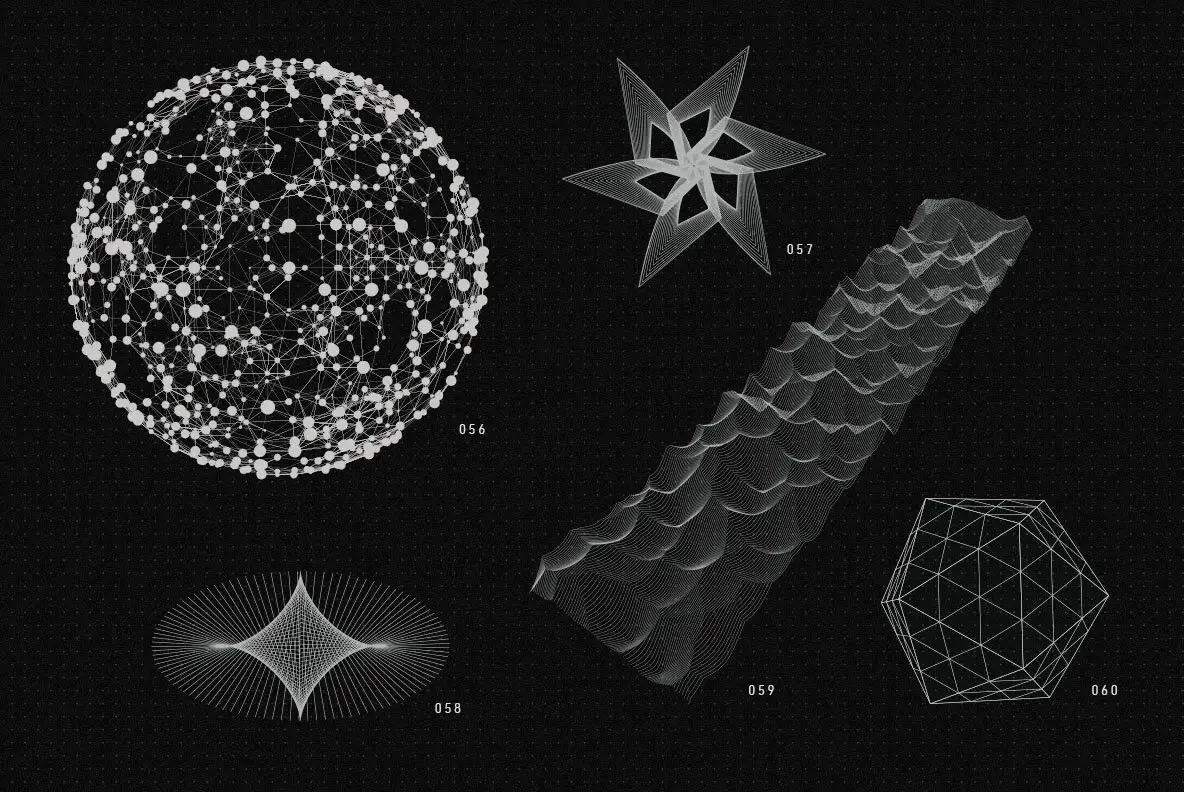 200 Vector Shapes Graphics - YouWorkForThem