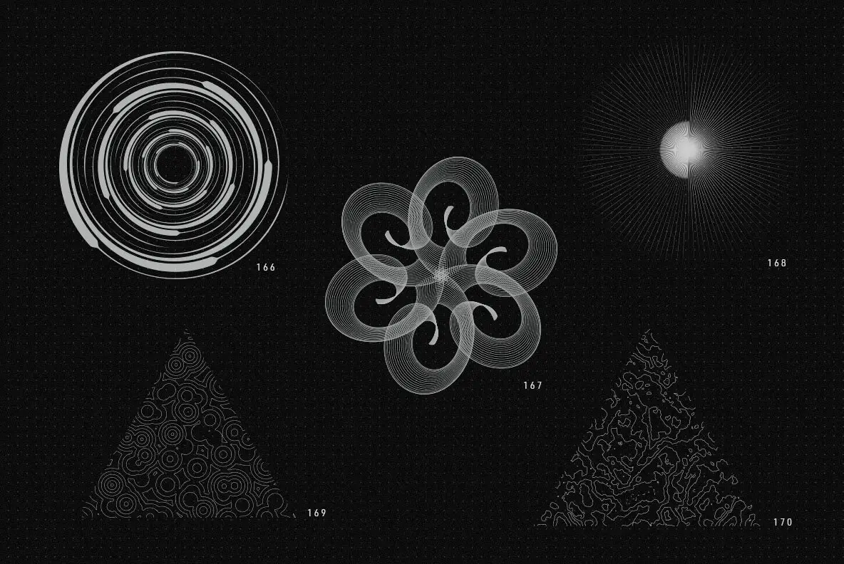 200 Vector Shapes Graphics - YouWorkForThem