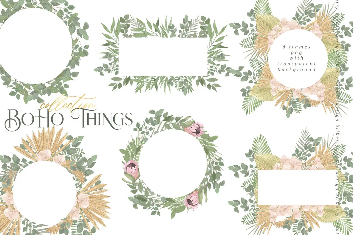 Boho Things Art Collection Font - FontPath