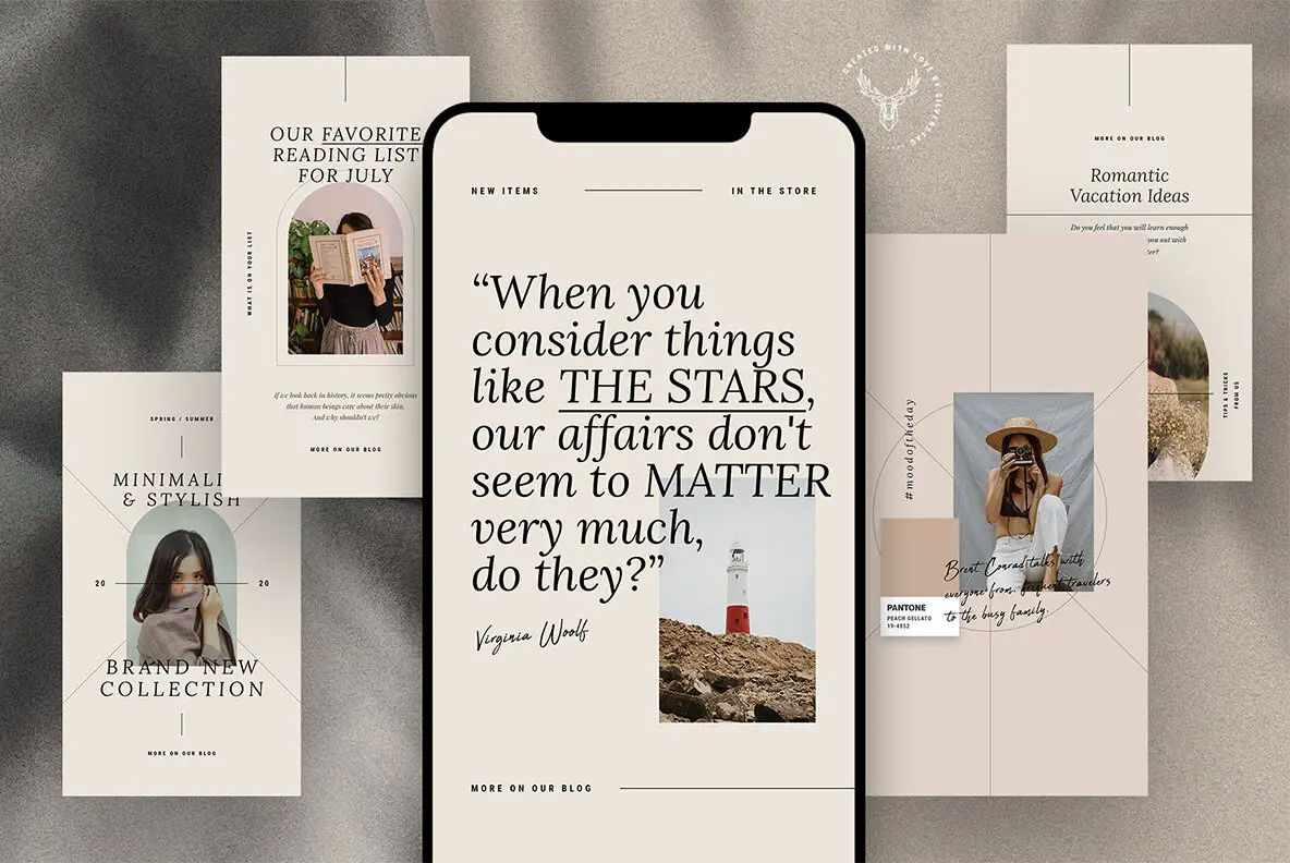 InstaCreator Post Story Templates Graphics - YouWorkForThem