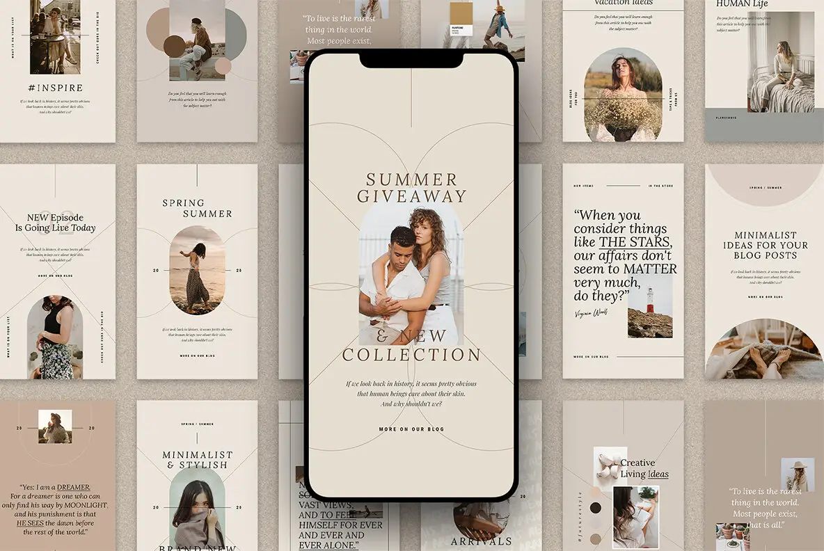 InstaCreator Post Story Templates Graphics - YouWorkForThem