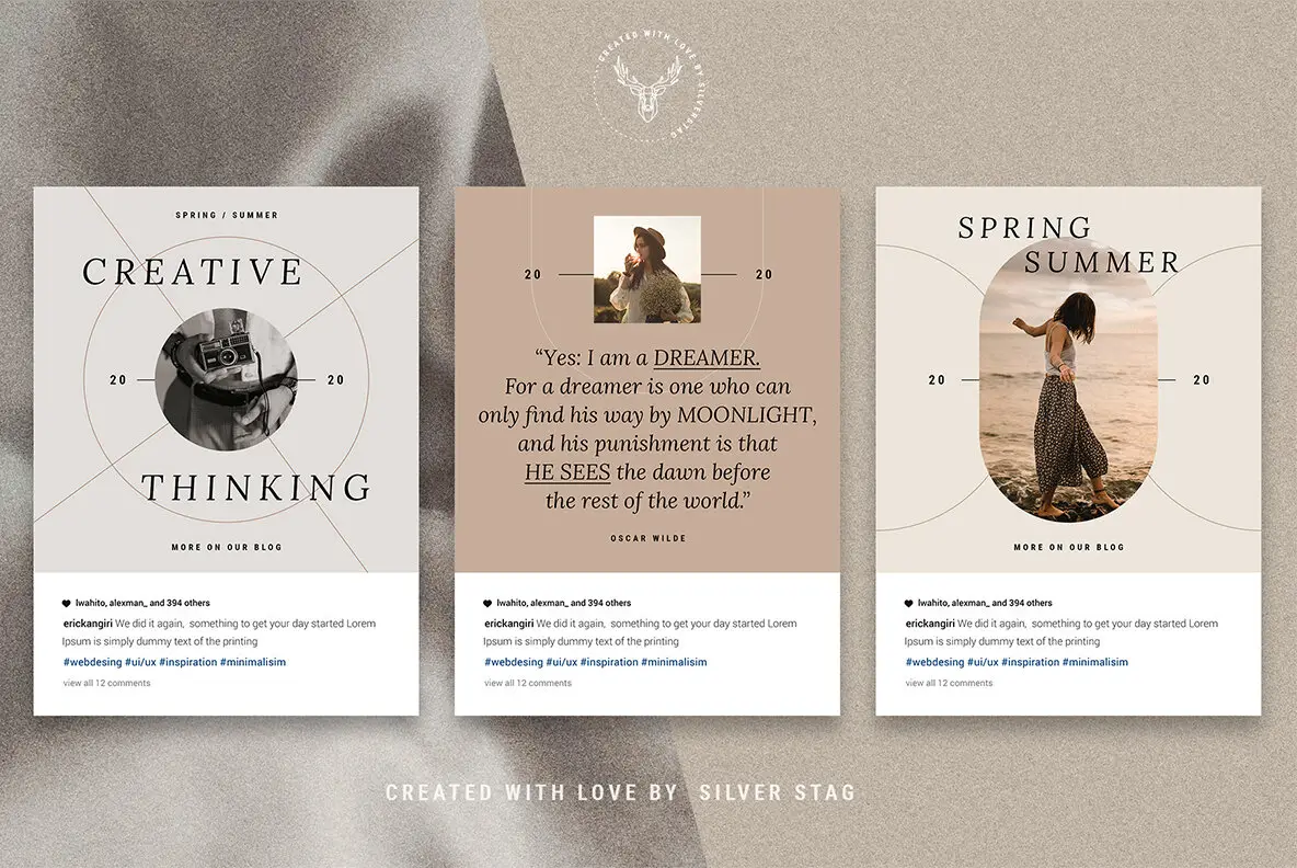 InstaCreator Post Story Templates Graphics - YouWorkForThem