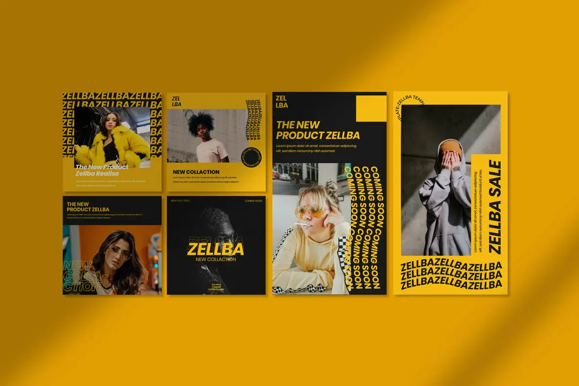 Zelba - Instagram Template Graphics - YouWorkForThem