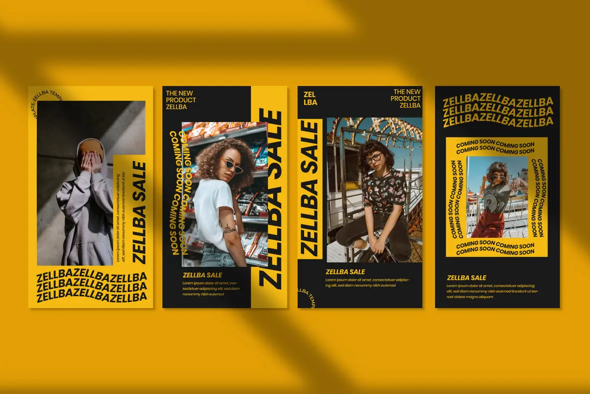 Zelba - Instagram Template Graphics - YouWorkForThem