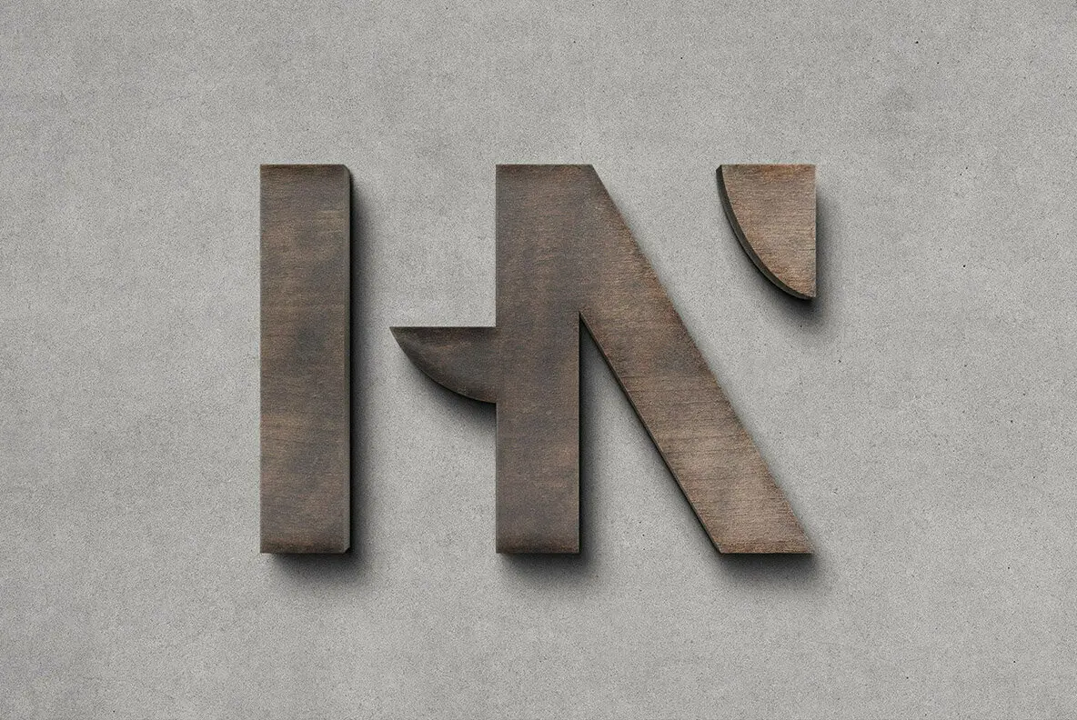 Wood Sign Text Effect - YouWorkForThem