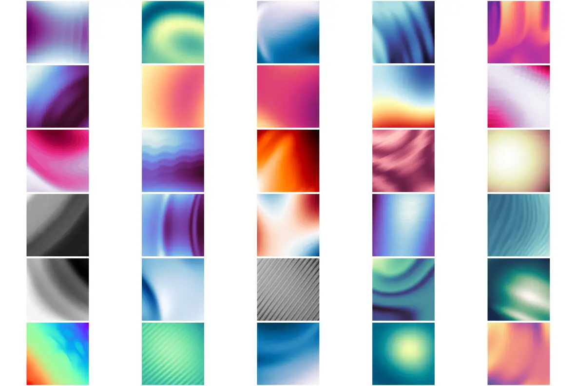 New Wave Gradient Bundle Graphics - YouWorkForThem