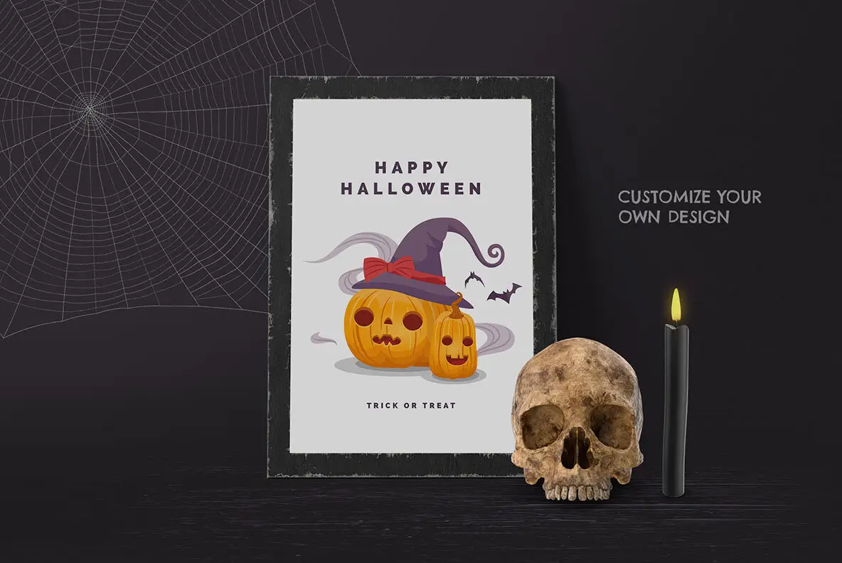 Halloween Pumpkin Creator Kit Graphics - YouWorkForThem