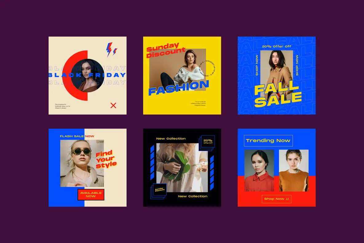 Flash Sale Instagram Post Stories Vol. 2 Graphics - YouWorkForThem