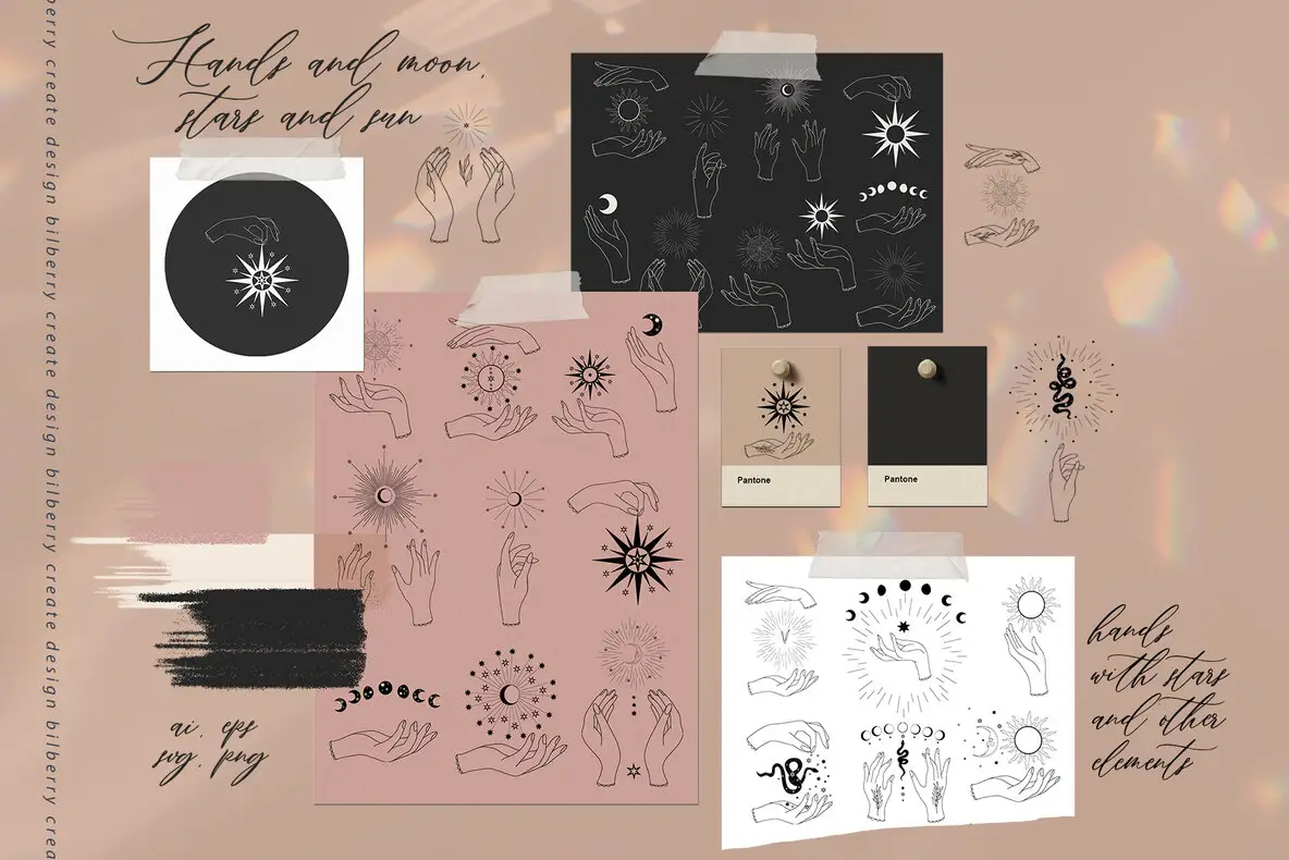 Simple Magic Art Set Graphics - YouWorkForThem