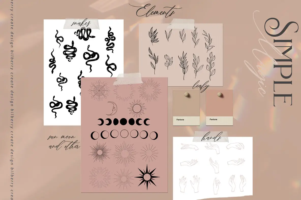 Simple Magic Art Set Graphics - YouWorkForThem