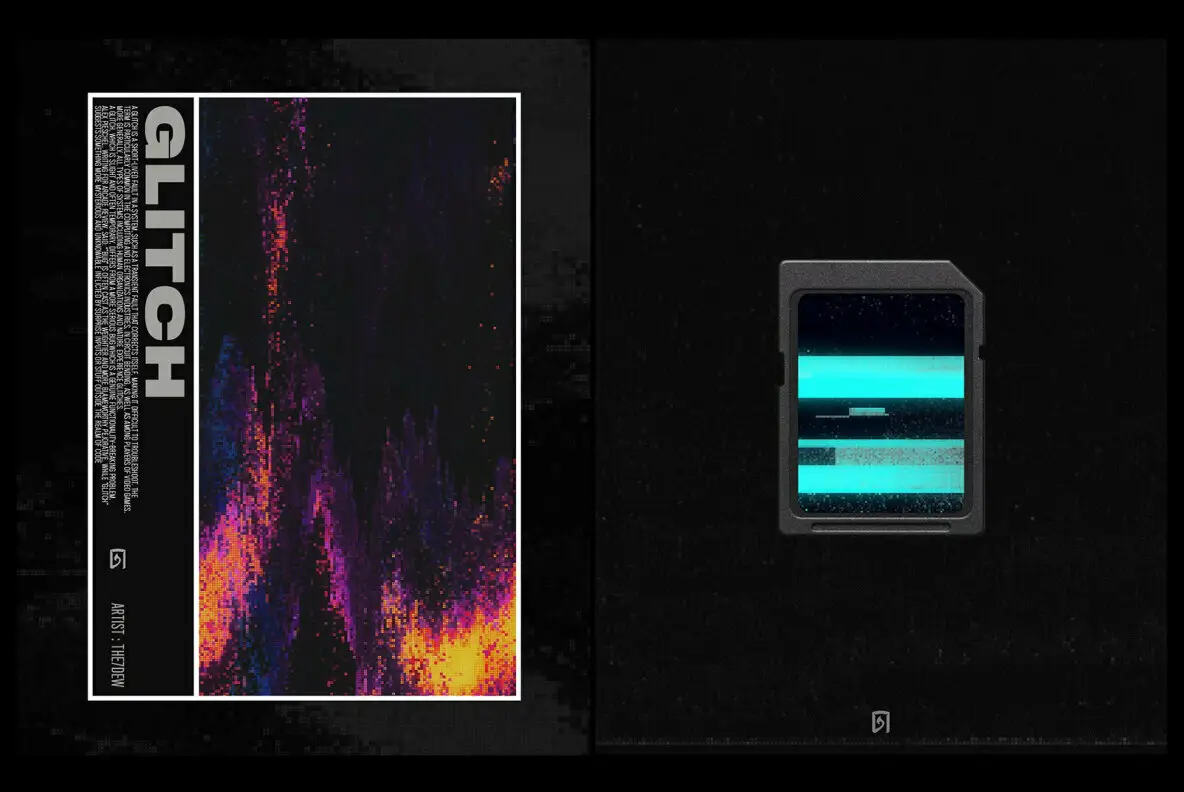 Glitch 001 Graphics - YouWorkForThem