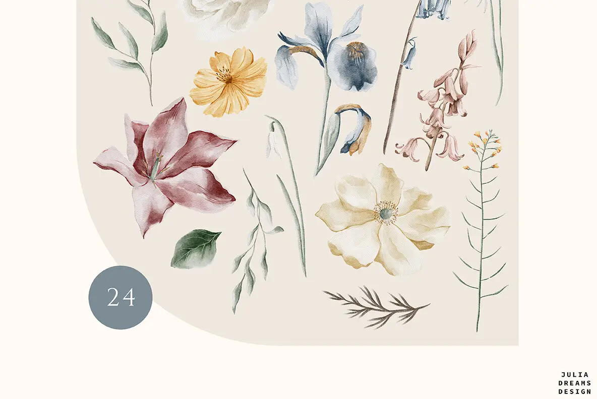 Frozen Flowers Collection Font - FontPath