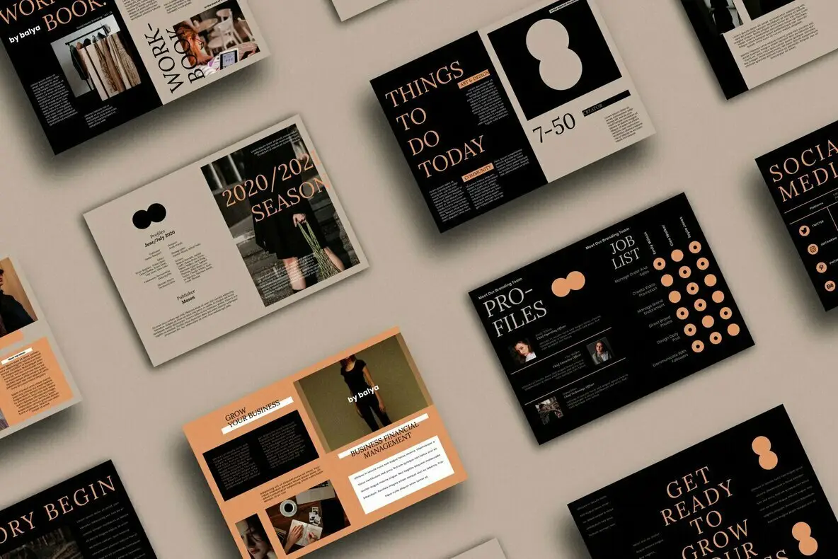 Workbook - Magazine Template Graphics - YouWorkForThem