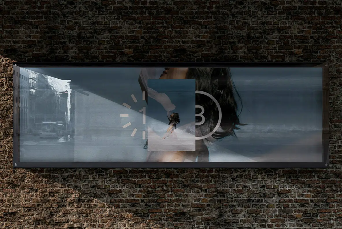 Bridge Brick Wall Billboard Mockup - No. 003 Mockups - YouWorkForThem