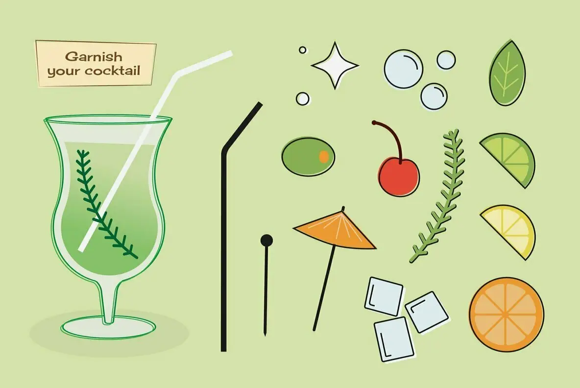 Retro Cocktail Creator Graphics - YouWorkForThem