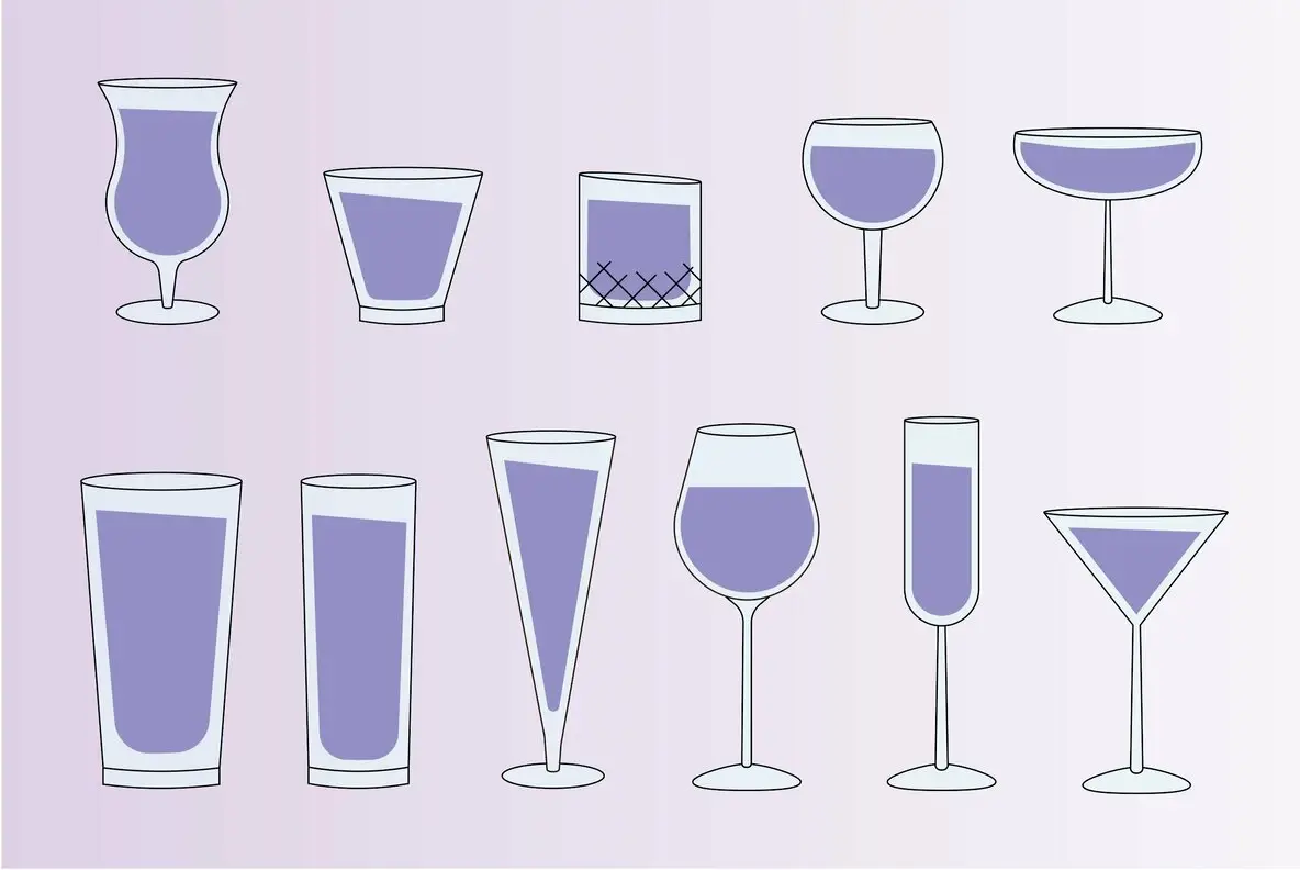 Retro Cocktail Creator Illustrations - YouWorkForThem