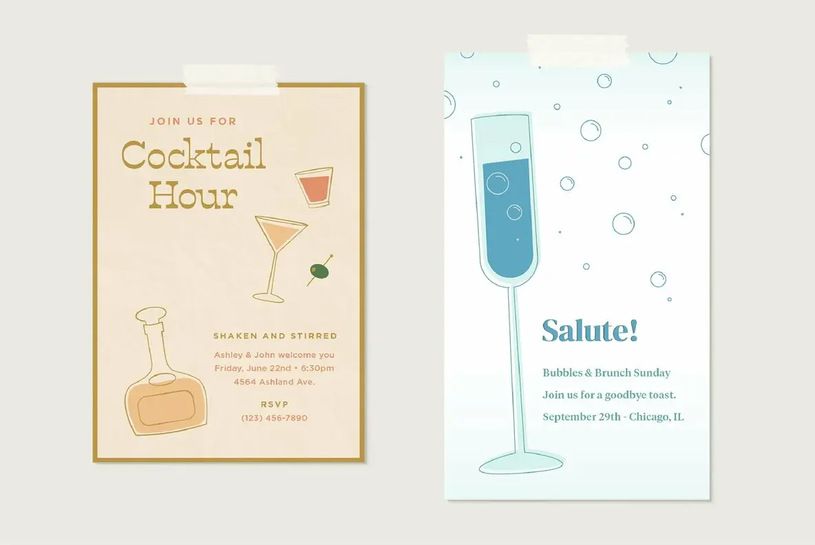 Retro Cocktail Creator Graphics - YouWorkForThem
