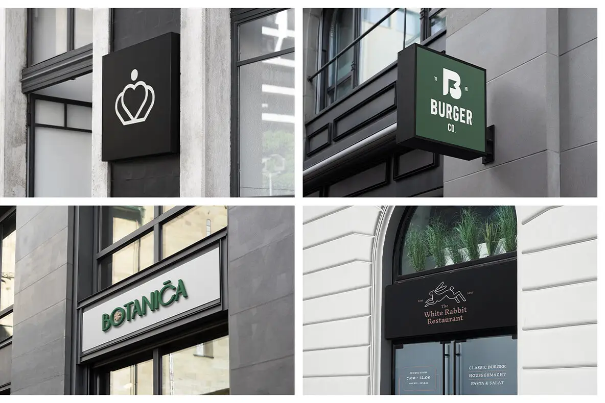 Sign and Storefront Mockups Graphics - YouWorkForThem