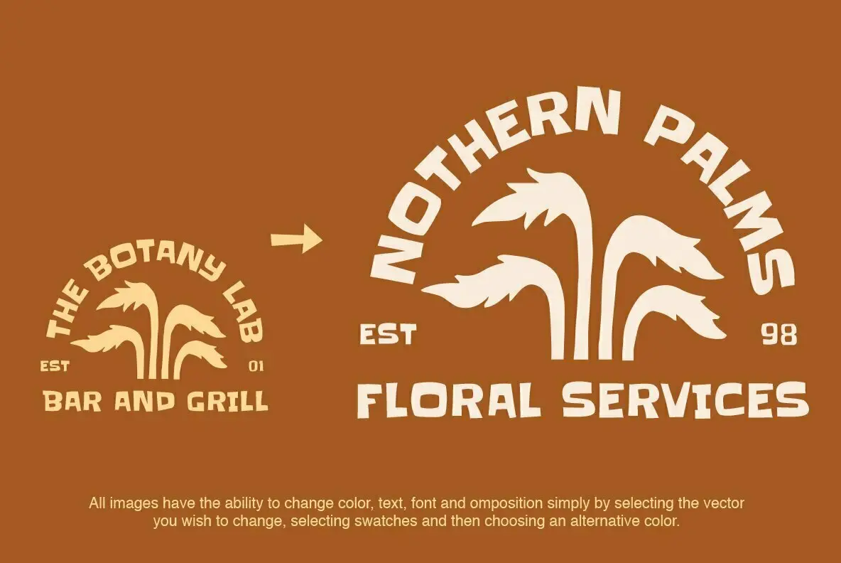 The Botany Lab Logo Templates Graphics - YouWorkForThem