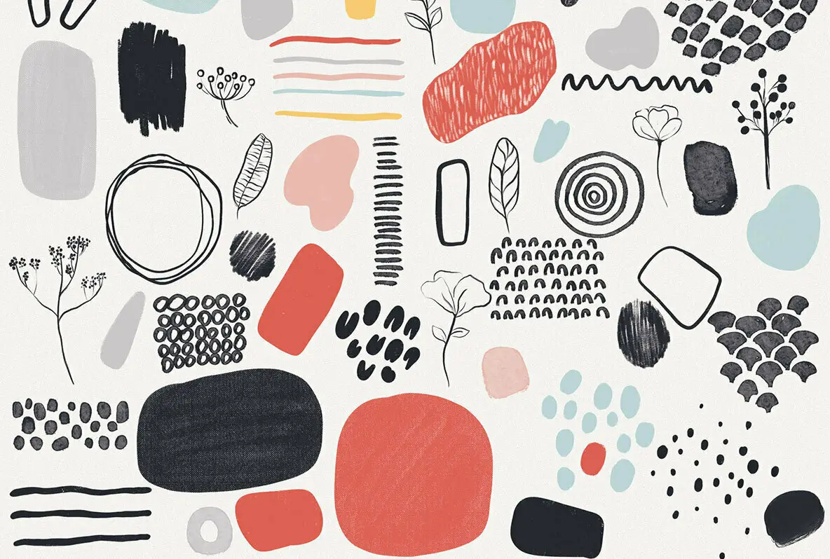 Abstract Shapes Print Graphics Vol.1 Graphics - YouWorkForThem