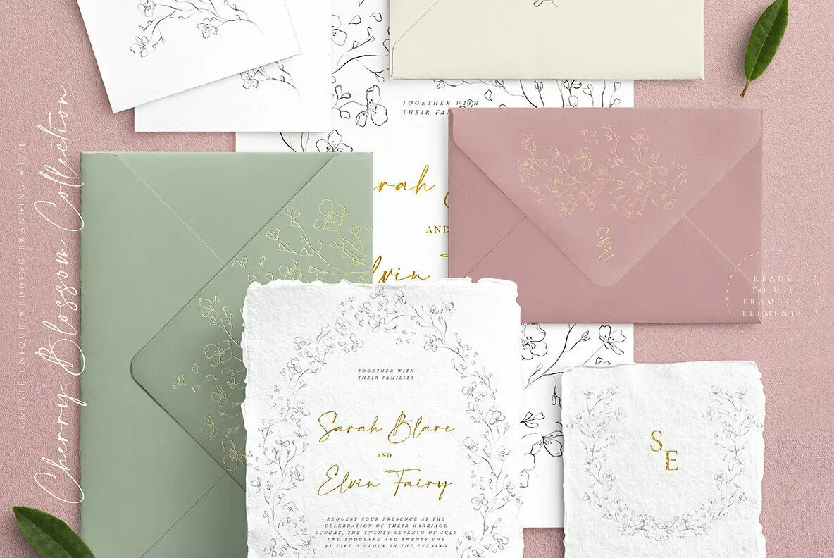 Wedding Invitation Collection Graphics - YouWorkForThem