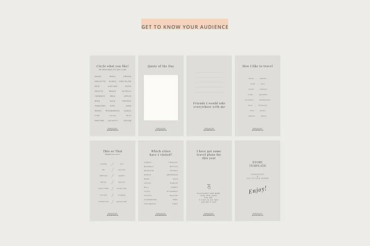 Q+A Stories Templates Graphics - YouWorkForThem