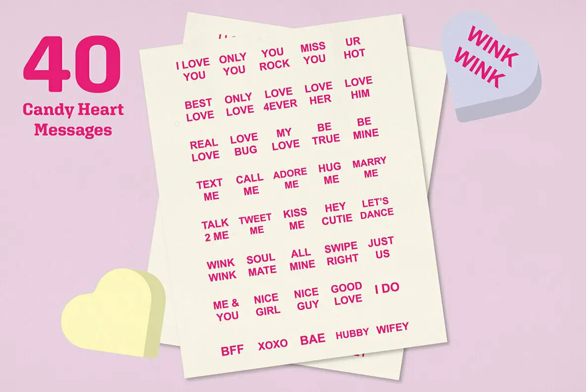 Candy Heart Creator Kit Graphics - YouWorkForThem