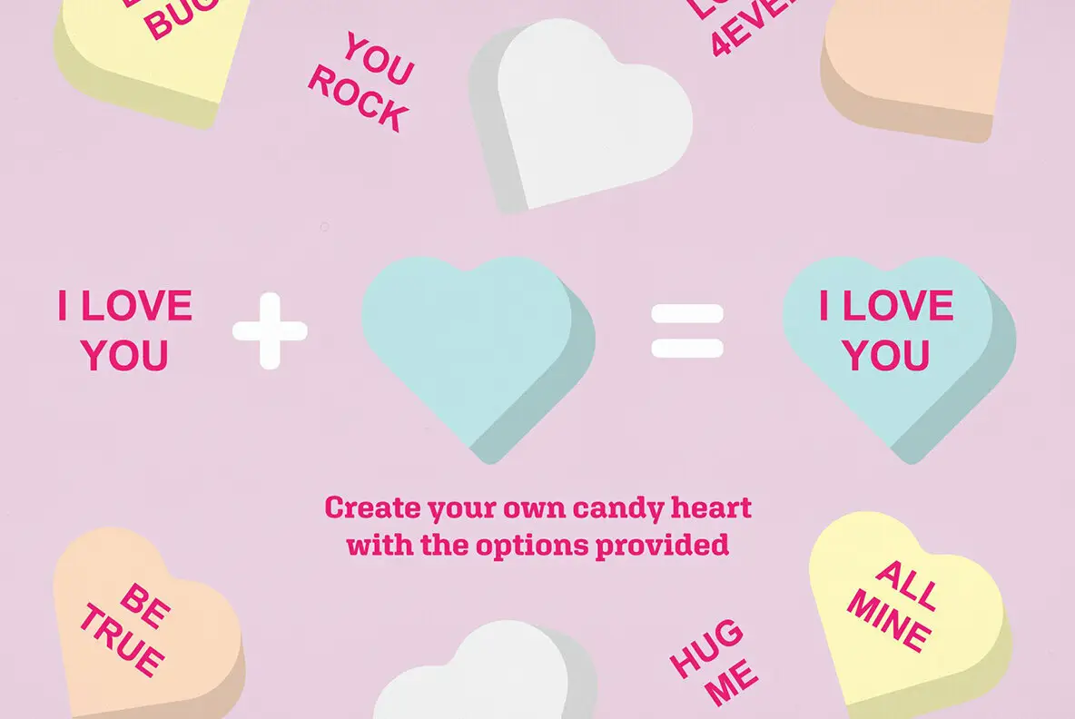 Candy Heart Creator Kit Graphics - YouWorkForThem