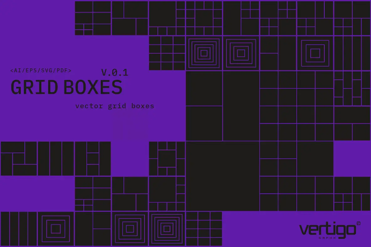 GRID BOXES V.01 Graphics - YouWorkForThem