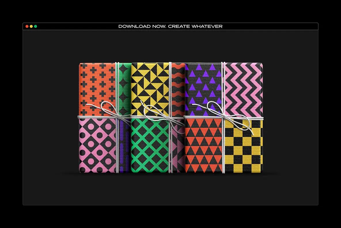 Bold Geometric Seamless Patterns Collection Graphics - YouWorkForThem