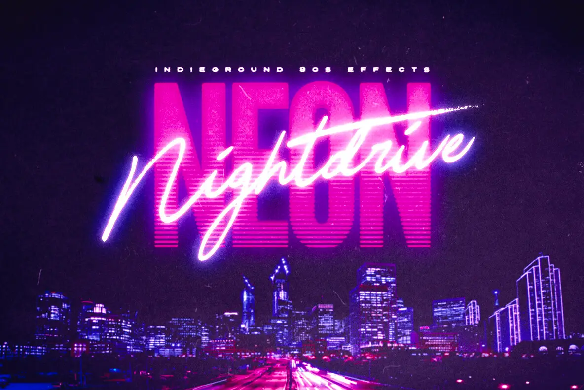 80s Text Effects Complete Bundle - YouWorkForThem