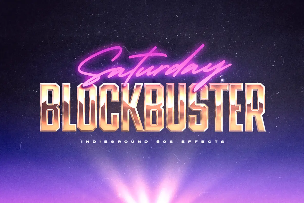 80s Text Effects Complete Bundle - YouWorkForThem